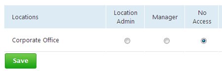 Changing user access permissions